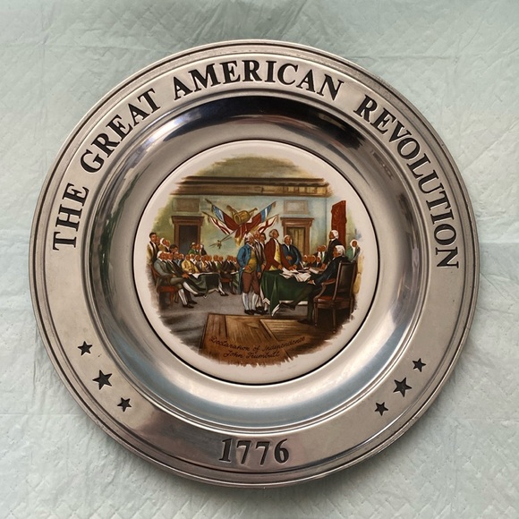 Wall Decor | 1776 Bicentennial The Great American Revolution Pewter ...